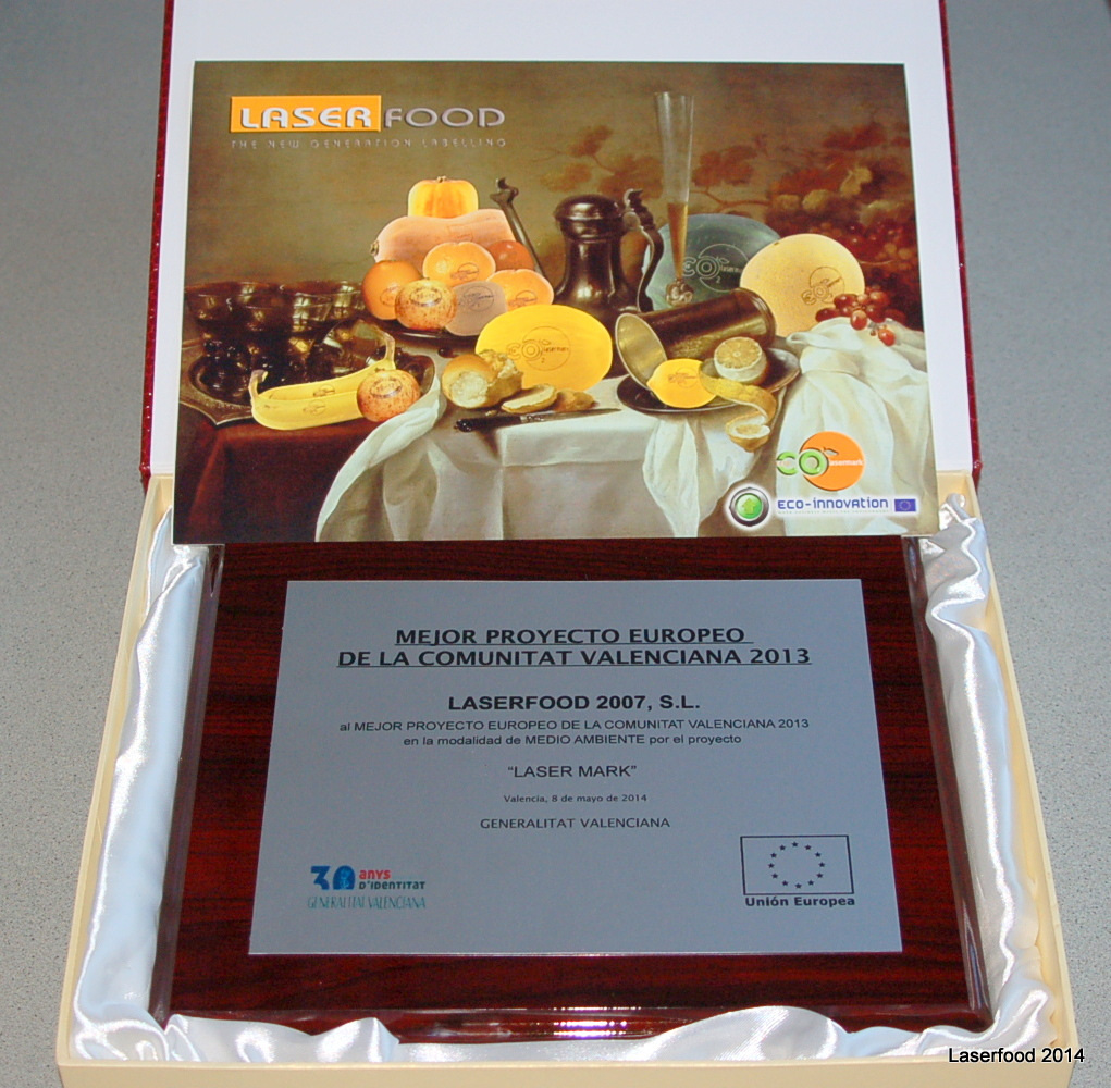 Laser Food recibe el premio al mejor proyecto medioambiental 2013
